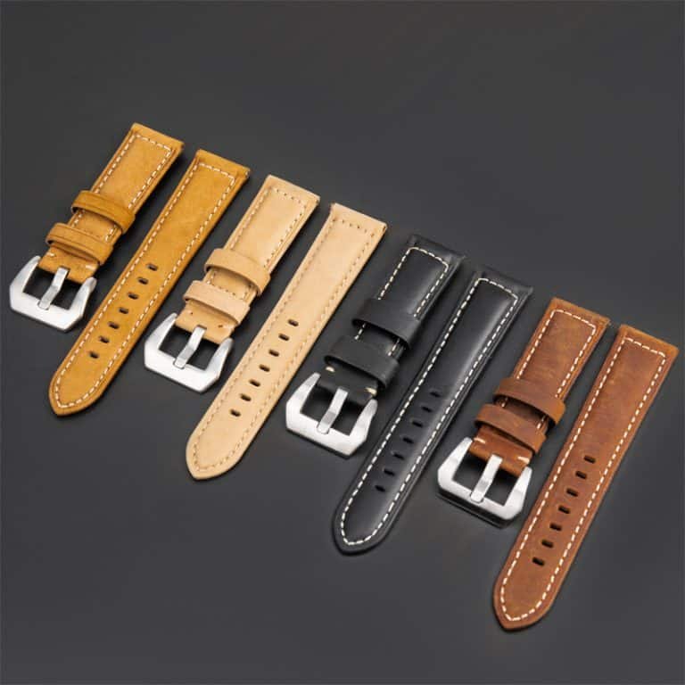 High-Quality Leather Watch Straps for Custom Watch Designs - Scwarno Watch